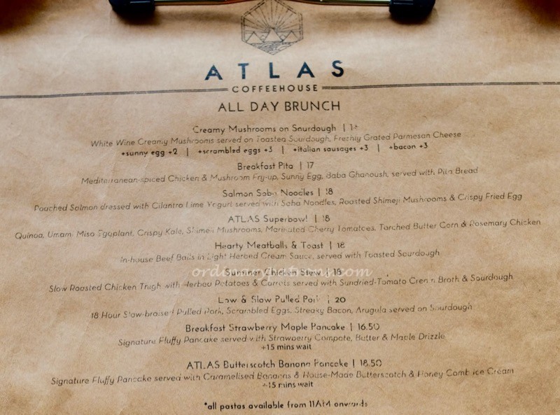 Brunch at Atlas Coffeehouse - a bustling cafe in Bukit Timah - The ...