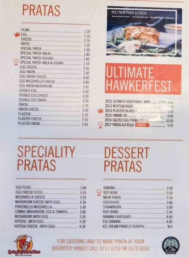 'Atas' Prata at Springleaf Prata Sunset Way (Clementi) - The Ordinary ...