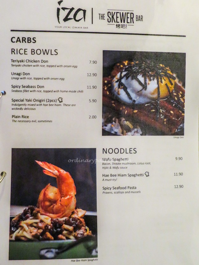 IZA & The Skewer Bar in Siglap - The Ordinary Patrons