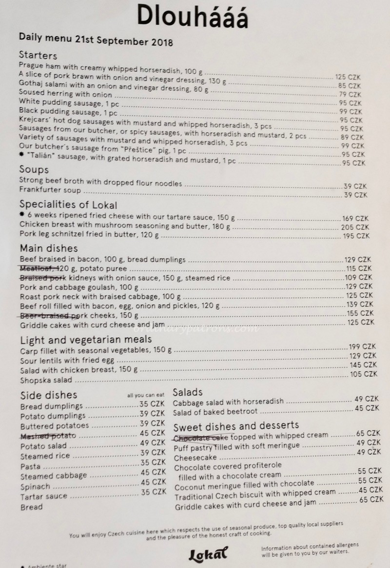 Nice Restaurants Near Jewish Quarter Prague - The Ordinary Patrons