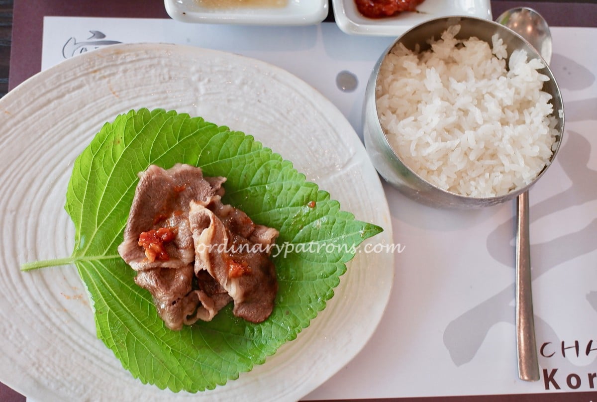 Chang Korean BBQ Restaurant, Loewen by Dempsey Hill - The Ordinary Patrons