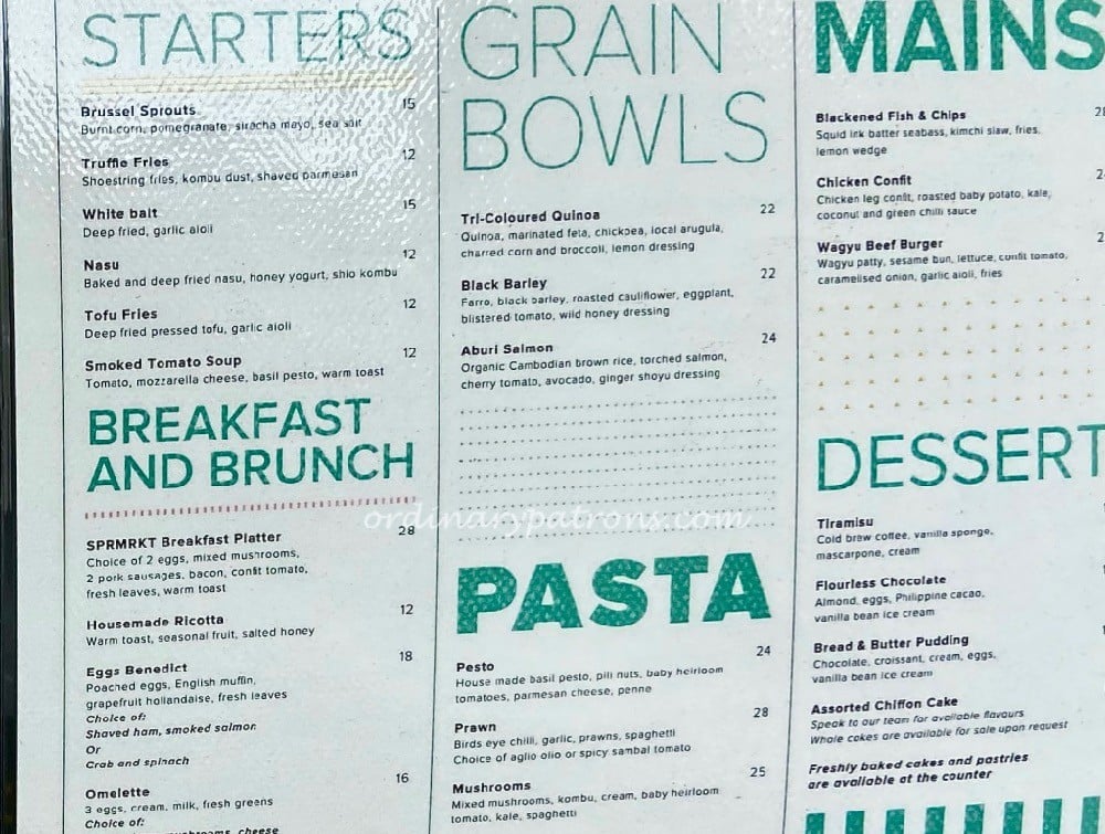 TUGA Singapore and SPRMRKT - 2 New Restaurants at Dempsey - The ...