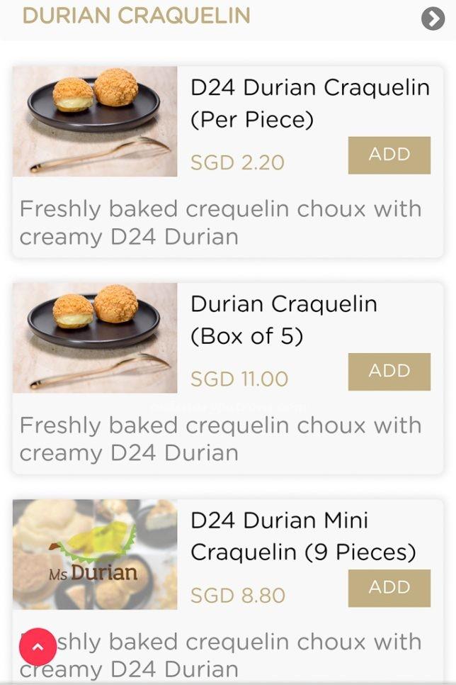 Ms Durian - new durian cafe at Kelantan Street - The Ordinary Patrons