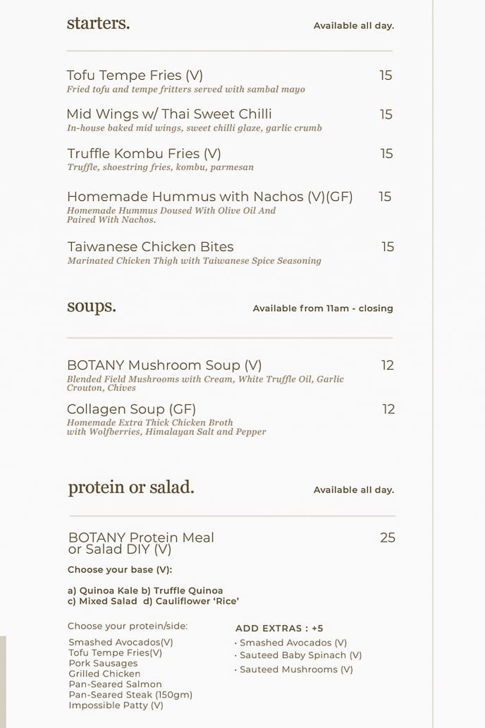 Botany - an appealing all day dining cafe at Robertson Quay - The ...