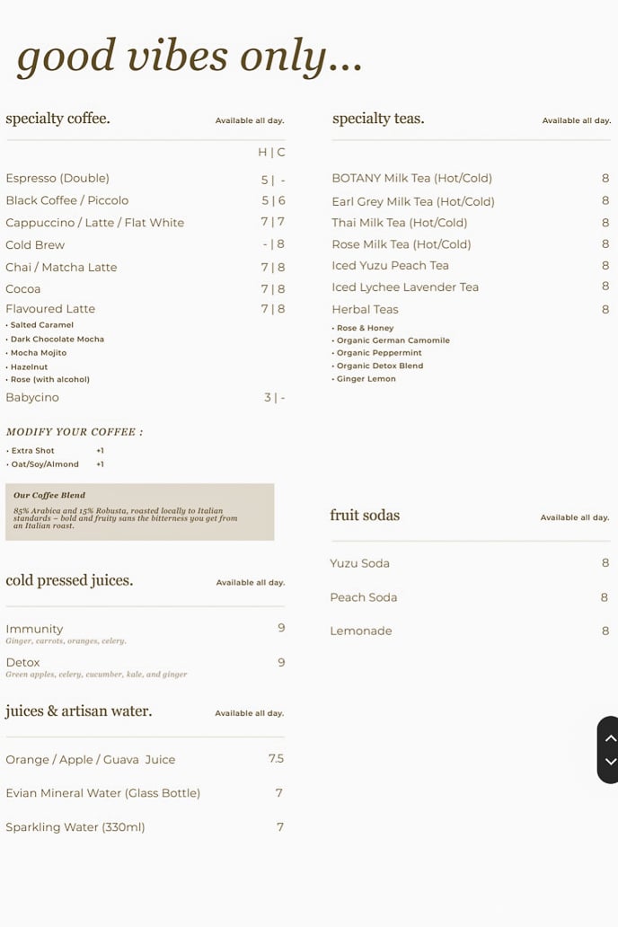 Botany - an appealing all day dining cafe at Robertson Quay - The ...