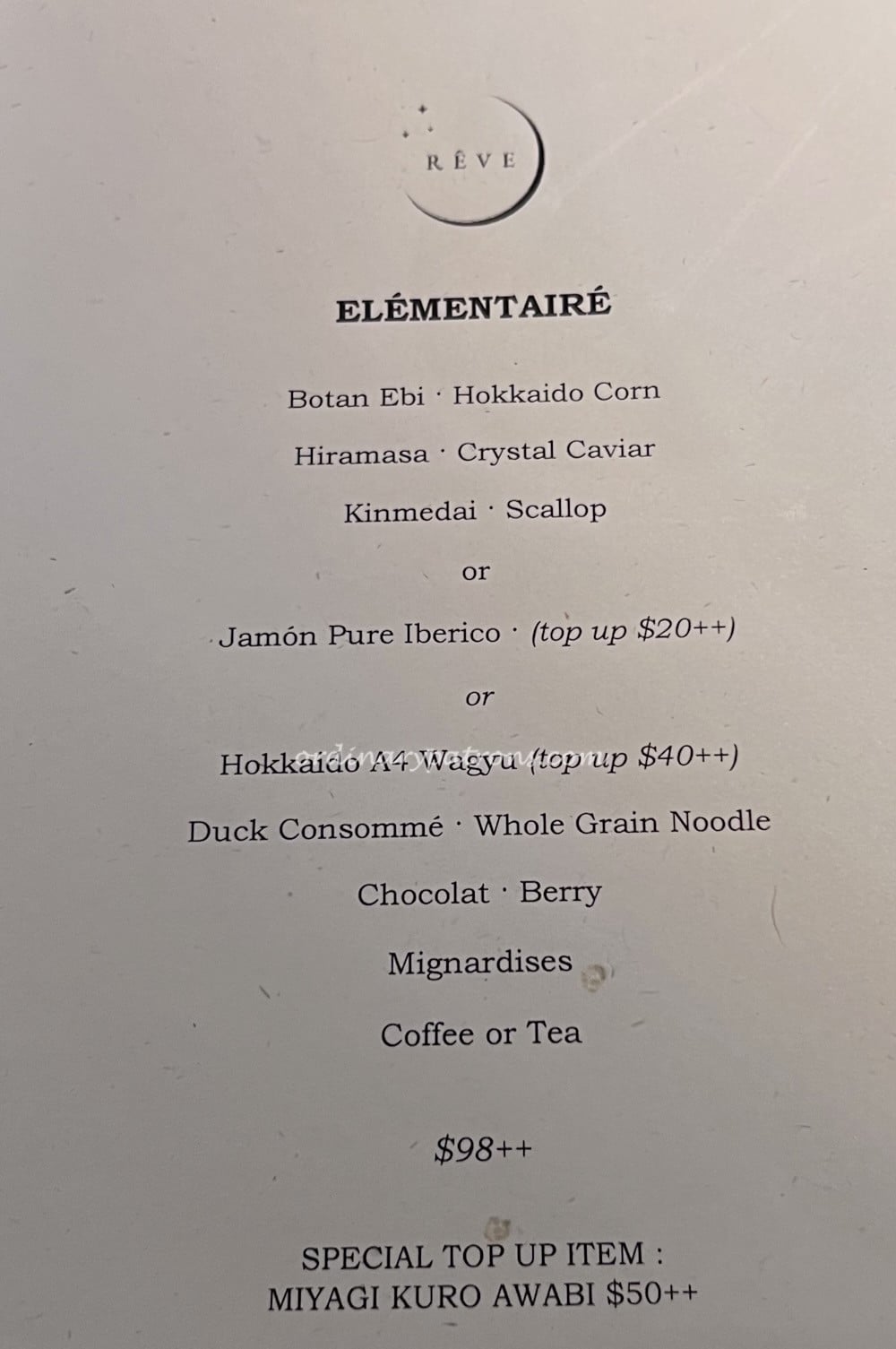 Rêve Restaurant Review: Japanese-French Food with Singapore Michelin ...