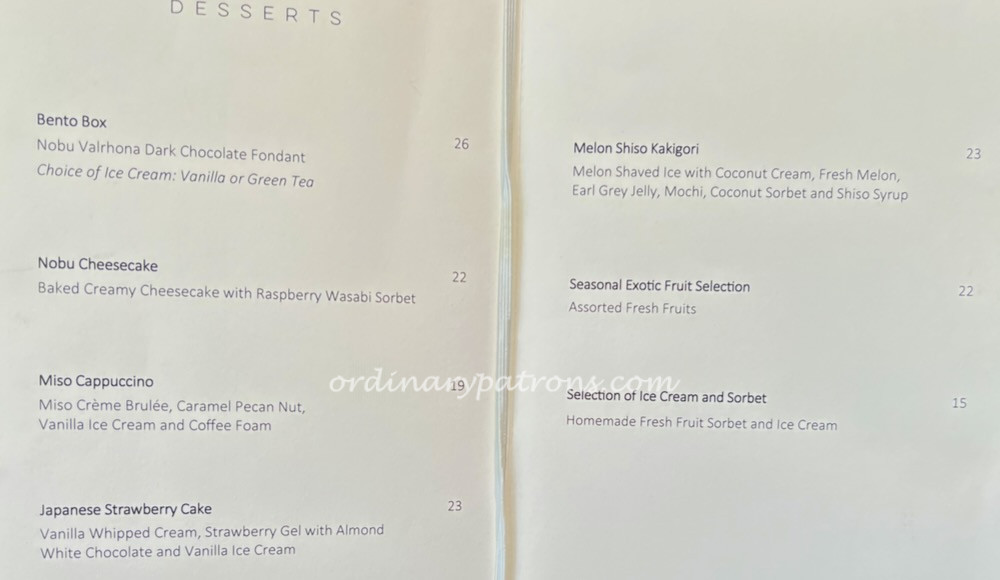 Nobu Singapore : Posh Japanese Restaurant at Four Seasons Hotel - The ...