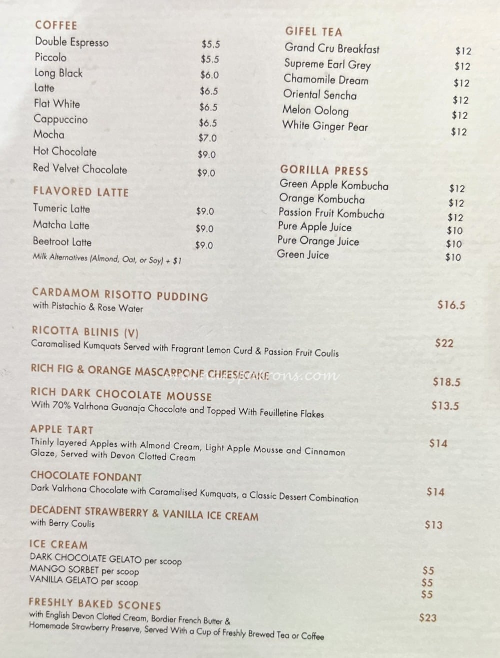 Avenue on 3 Cafe Paragon Orchard - Posh Oasis in Busy Singapore - The ...