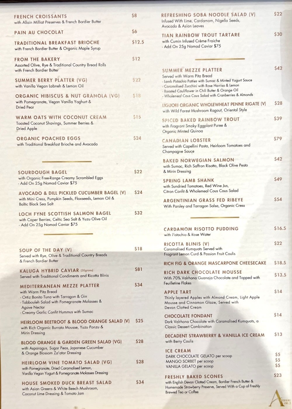Avenue on 3 Cafe Paragon Orchard - Posh Oasis in Busy Singapore - The ...