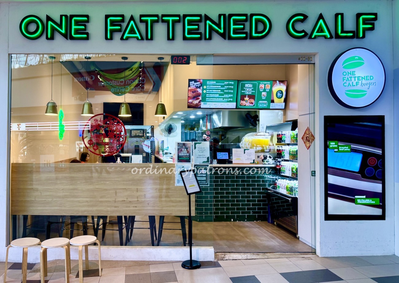 One Fattened Calf Burgers : Cosy Burger Joint in Fusionopolis - The ...