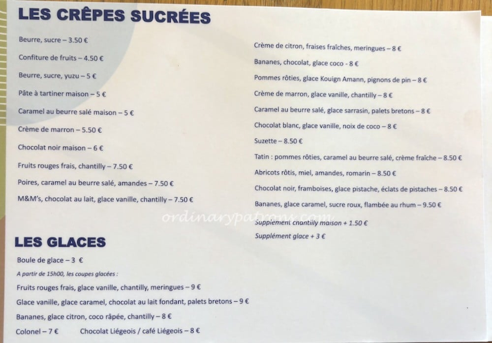 Malo Artisan Crêpier Printemps Paris - Breton galettes for lunch - The ...