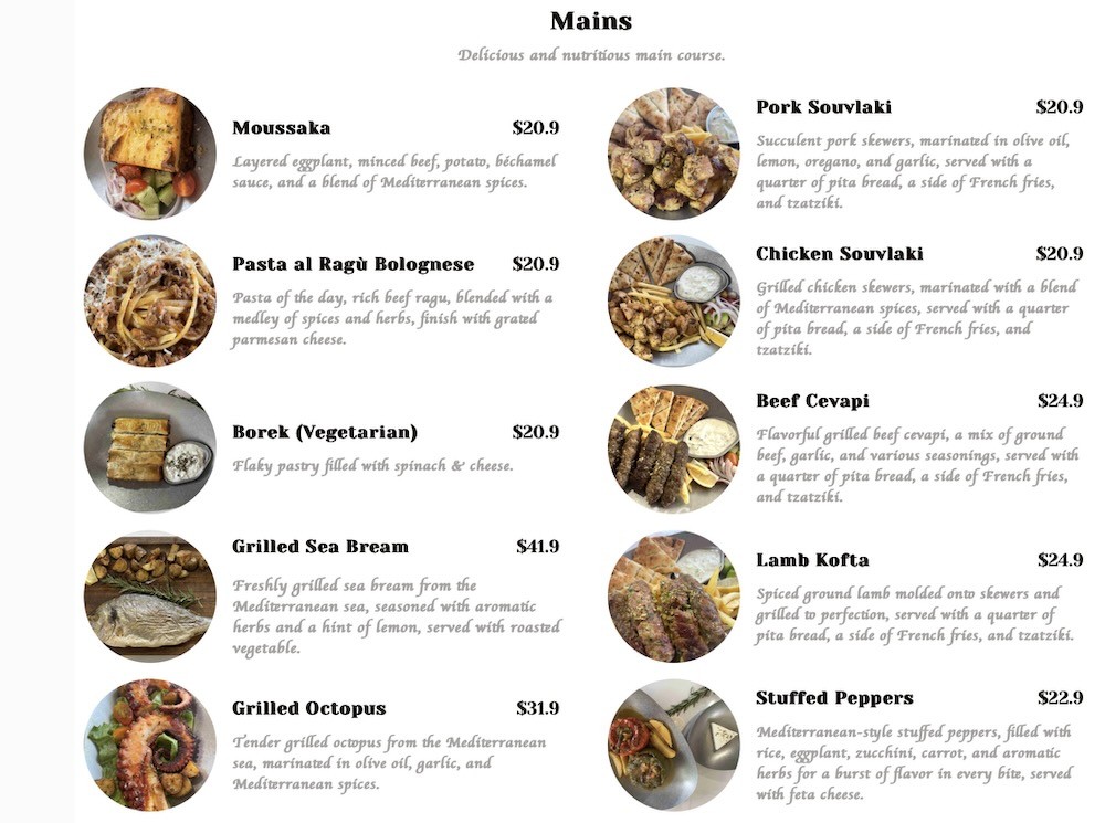 Hapiha Mediterranean Tavern - Cosy Restaurant at Ridgewood - The ...