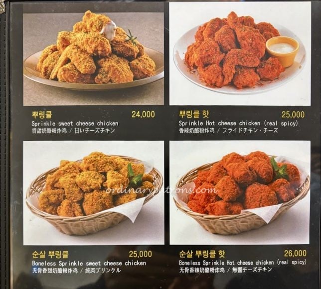 BHC Chicken Myeongdong Seoul: Korean Fried Chicken Takeaway - The Ordinary Patrons