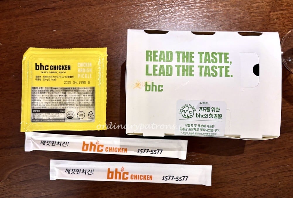 BHC Chicken Myeongdong Seoul: Korean Fried Chicken Takeaway - The Ordinary Patrons