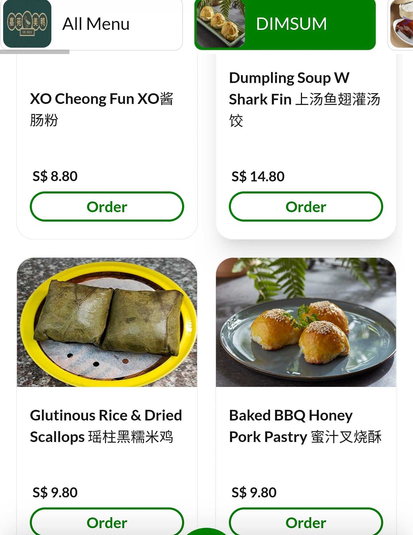 Dim Sum at Kai Duck & Kai Garden - The Ordinary Patrons