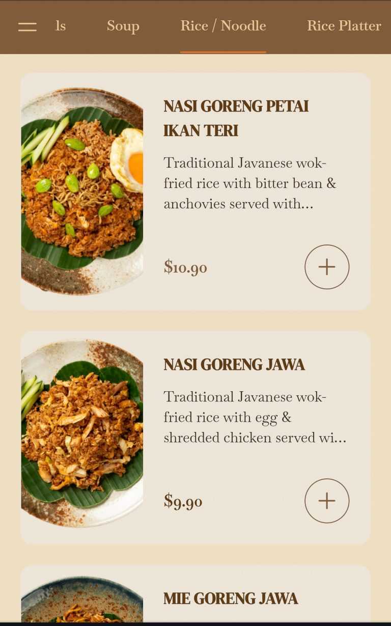 Pondok Jawa - New Indonesian Restaurant in PLQ Mall - The Ordinary Patrons