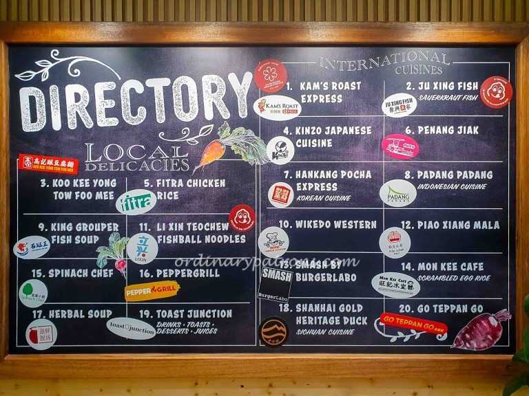 The Food Place - Raffles City Food Court with Michelin Names - The ...