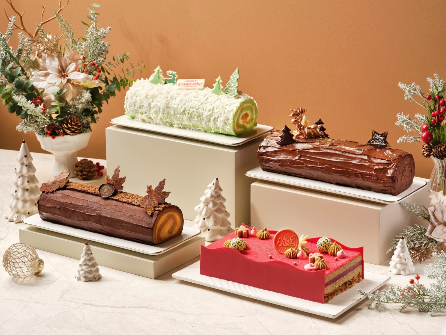 Tempting & Interesting Christmas Log Cakes and Festive Bakes 2025 - The ...