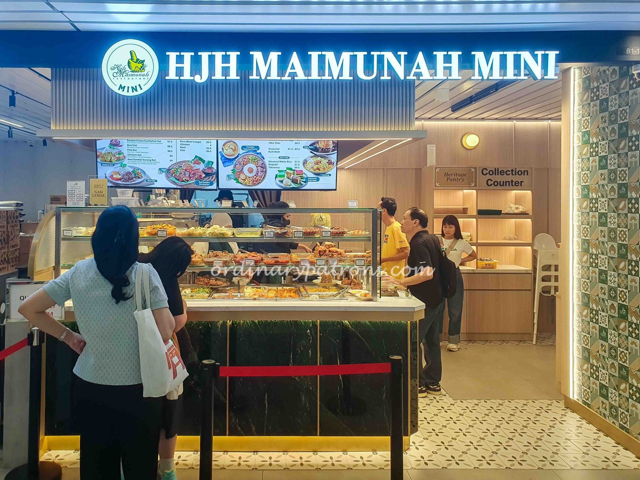 New Hjh Maimunah Mini in SingPost Centre - Affordable Nasi Padang - The ...